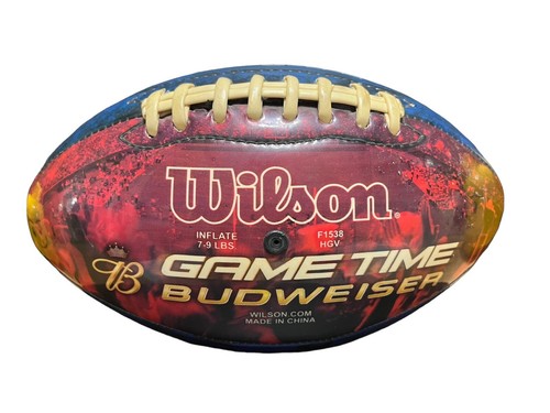 Vintage Original 2004 Wilson Game Time Football Budweiser, Bud Light ...