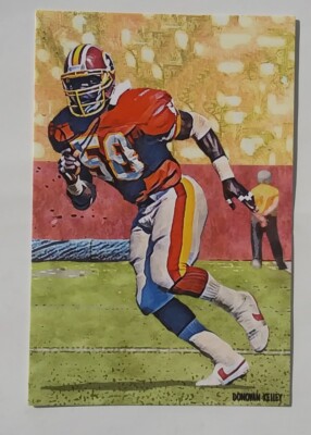 Wilber Marshall Custom 4x6 Art Card Washington Redskins XXVI Superbowl ...