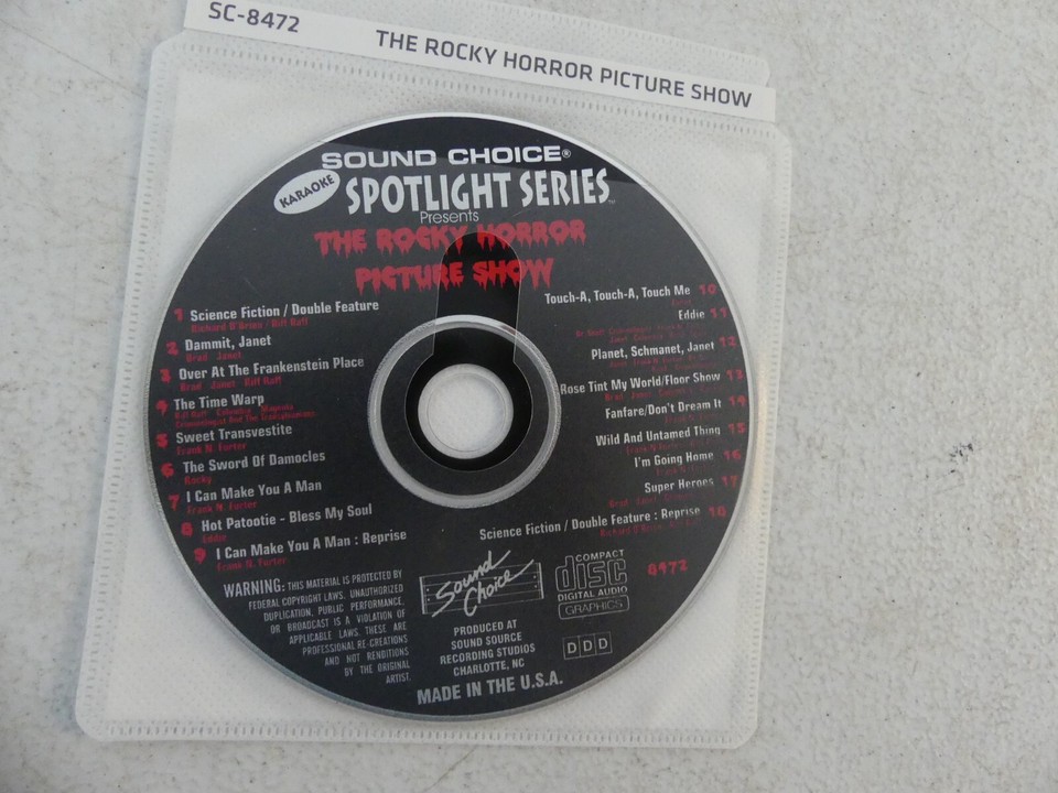 Sound Choice Karaoke CDGs - Pick Your Favorite Disc | eBay