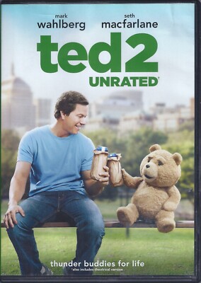 Ted 2 - Unrated (DVD, 2015) Mark Wahlberg, Seth MacFarlane 25192242236 ...
