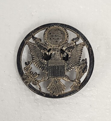 VTG Authentic US Air Force USAF Enlisted Hat Cap Badge Insignia NH | eBay