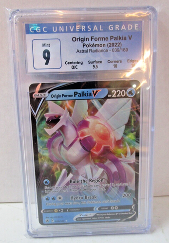 Origin Forme Palkia V Astral Radiance 2022 [CGC 9] Subgrades Mint 39/ ...
