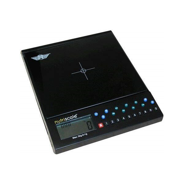 Kitchen Scale MyWeigh Black Table Top Bakers NUTRISCALE Computerized 3000g x 1g | eBay