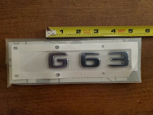 New Genuine Mercedes-Benz G63 emblems. Part A 463-817-23-00. From MBUSA ...