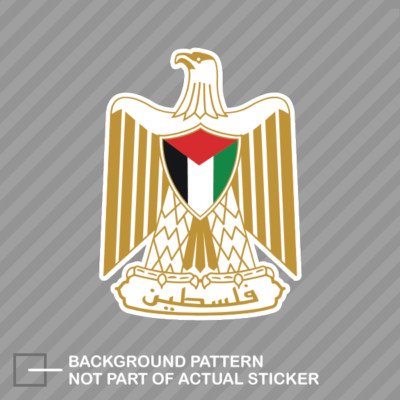 Palestine Coat of Arms Sticker Decal Vinyl State Palestine flag | eBay