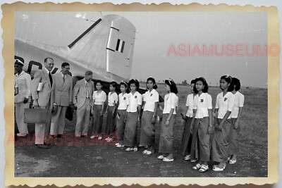 1940s WW2 Vietnam Ho Chi Minh Saigon Aircraft French Women Vintage ...