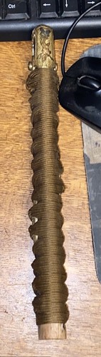 OLD ANTIQUE SWORD JAPANESE NIPPON KYO GUNTO HANDLE ONLY +WOOD SHEATH ...