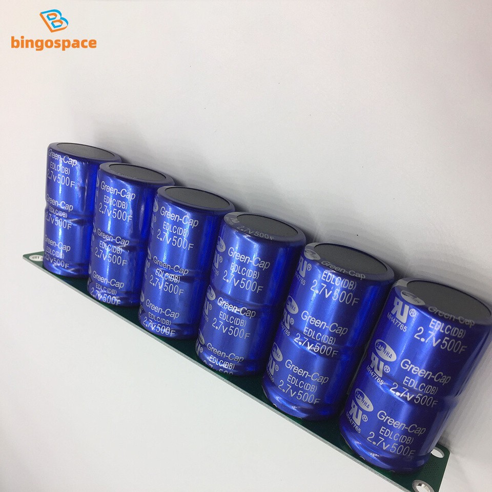 16V 83F 2.7V 500F Super Farad Capacitor Single Row Component Electric ...