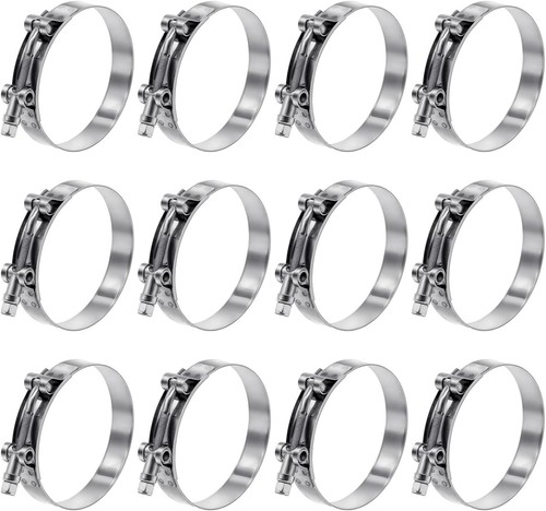 12 3.25 inch Hose Clamps 89mm-97mm(3.5''-3.81''), Silver | eBay