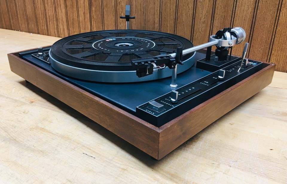 BIC 980 Turntable Serviced w/M91ED cart w/new stylus. Single/Multi ...