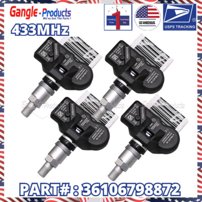 4PCs TPMS Tire Pressure Monitoring Sensor for BMW F30 328i 335i ...