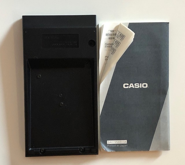 Vintage Casio Fx-115n FX115N Solar Powered Handheld Scientific ...