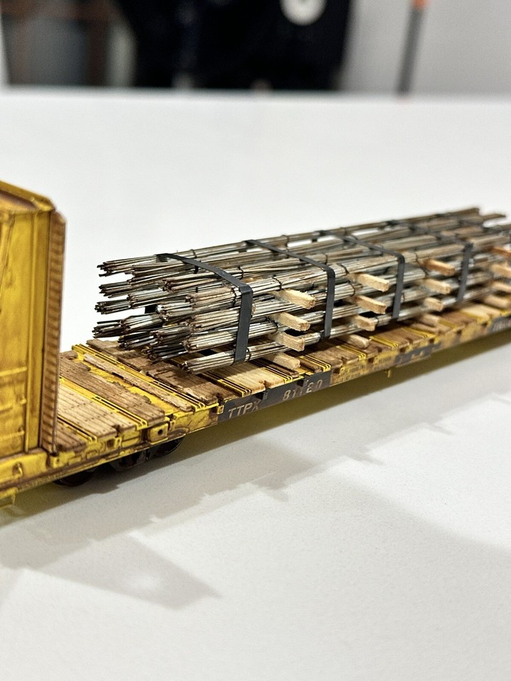 HO 1:87 HyperReal Flat Car Rebar Load Custom Made (LoadONLY) | eBay