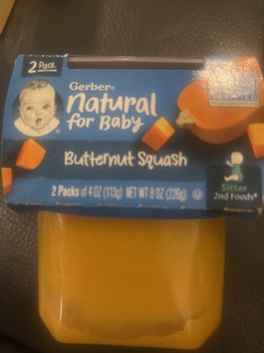 Gerber 2Nd Foods Baby Foods, Butternut Squash 2 Pack Of 4 Oz Exp March ...