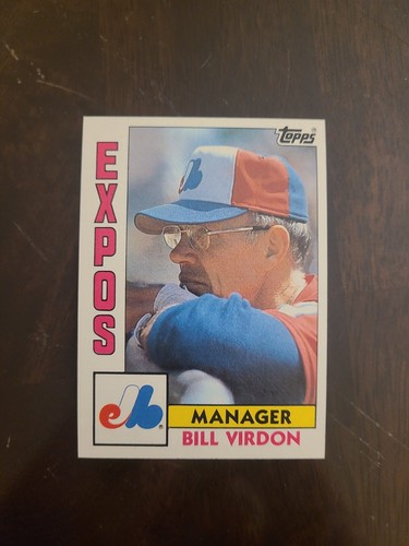 1984 Topps Bill Virdon #111 Manager Montreal Expos | eBay