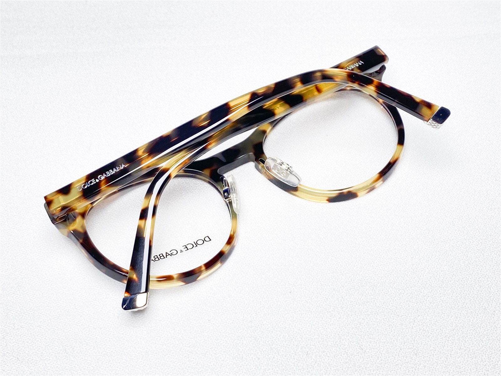 NEW Dolce & Gabbana DG3240 512 Mens Cube Havana Round Eyeglasses Frames ...