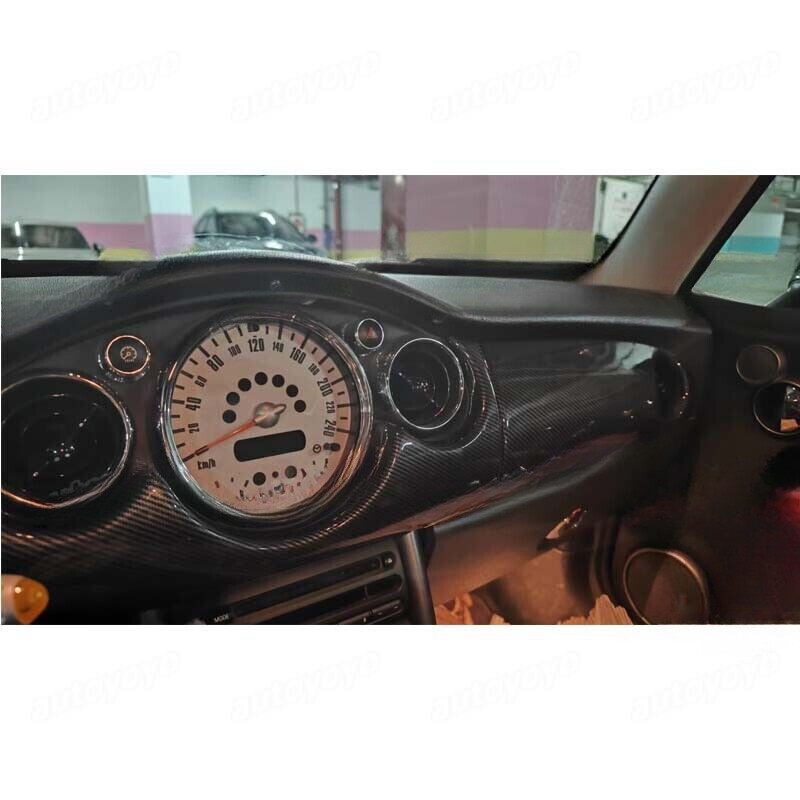 For Mini R53 R50 R52 ABS Carbon Fiber Style Console Dashboard Panel ...