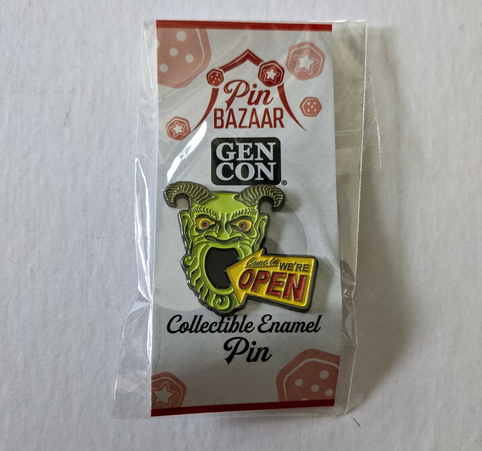 Gen Con 2019 collectible ENAMEL PIN - D&D Tomb of Horrors satire gencon ...
