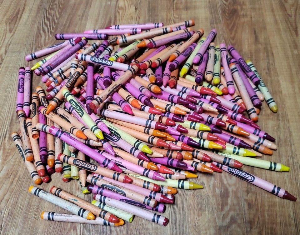 Crayons 2lb Lot ALL CRAYOLA Crayons Crafts Bulk Crayons Red Orange ...