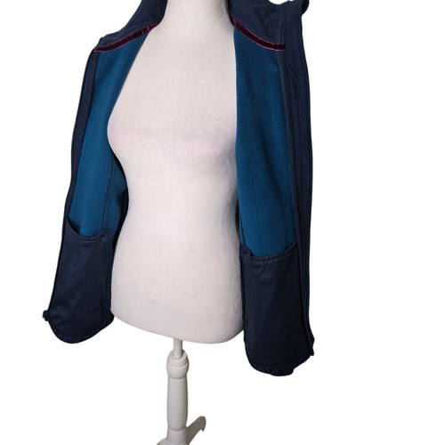 Boston Traders Women's Cable Knit Sweater Full Zip Jacket Medium Blue ...