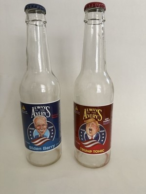 2020 Presidential Campaign Trump & Biden Soda-By Avery's Soda W/ Caps ...