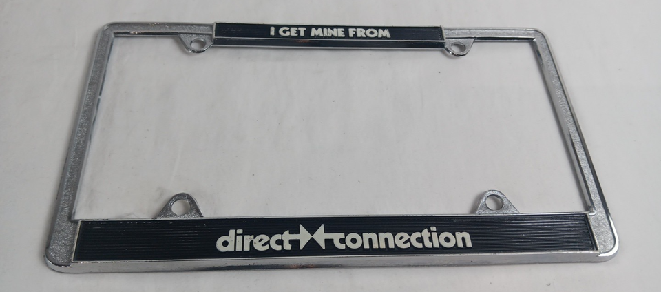 VINTAGE DIRECT CONNECTION LICENSE PLATE FRAME HOLDER | eBay