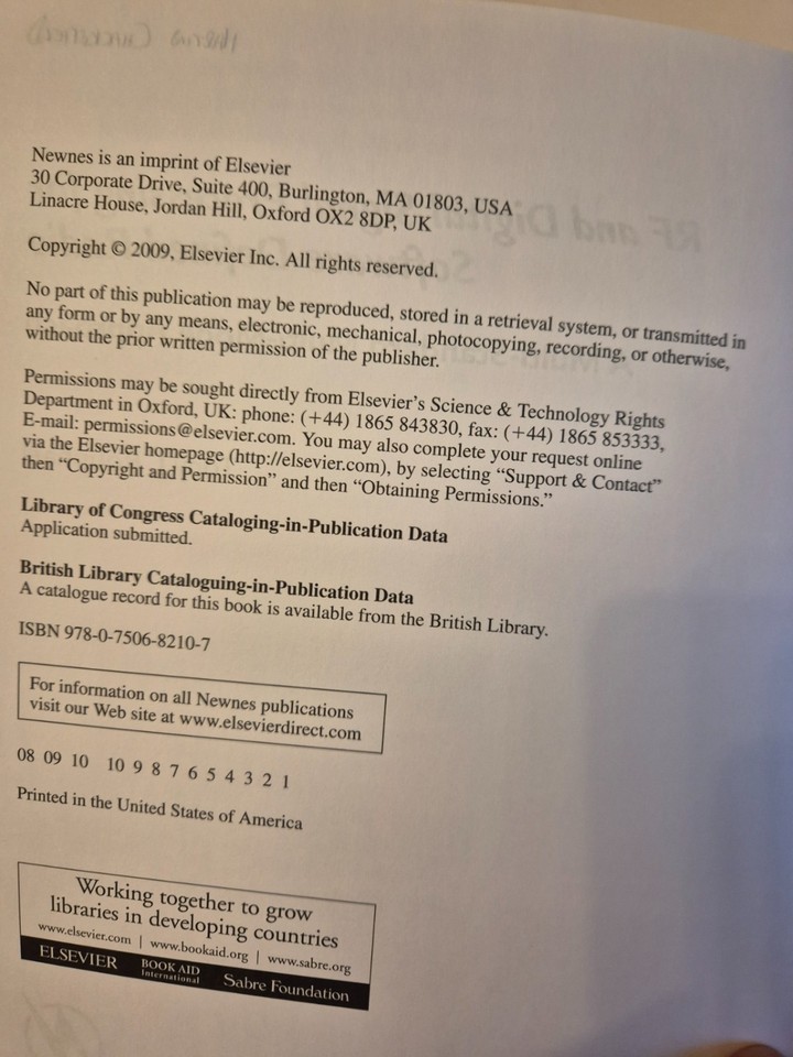 RF And Digital Signal Processing For Software Defined Radio, 2009, 9780750682107 | eBay UK