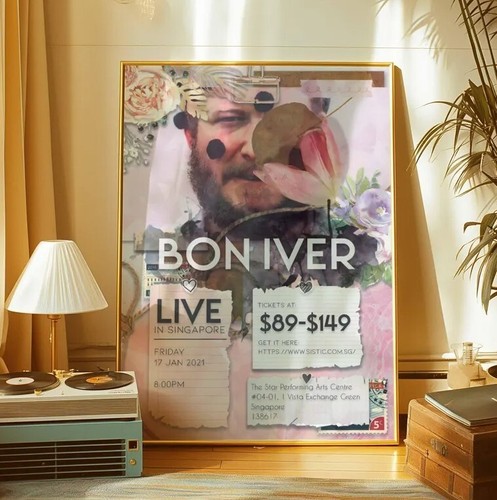 Bon Iver Album Cover Poster | Bon Iver Album Wall Art | eBay