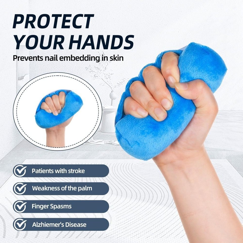 Portable Hand Contracture Cushions Sofe Hand Splint New Palm Protector ...
