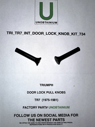 FITS/FOR TRIUMPH TR7 DOOR LOCK PULLS (A SET OF TWO) | eBay