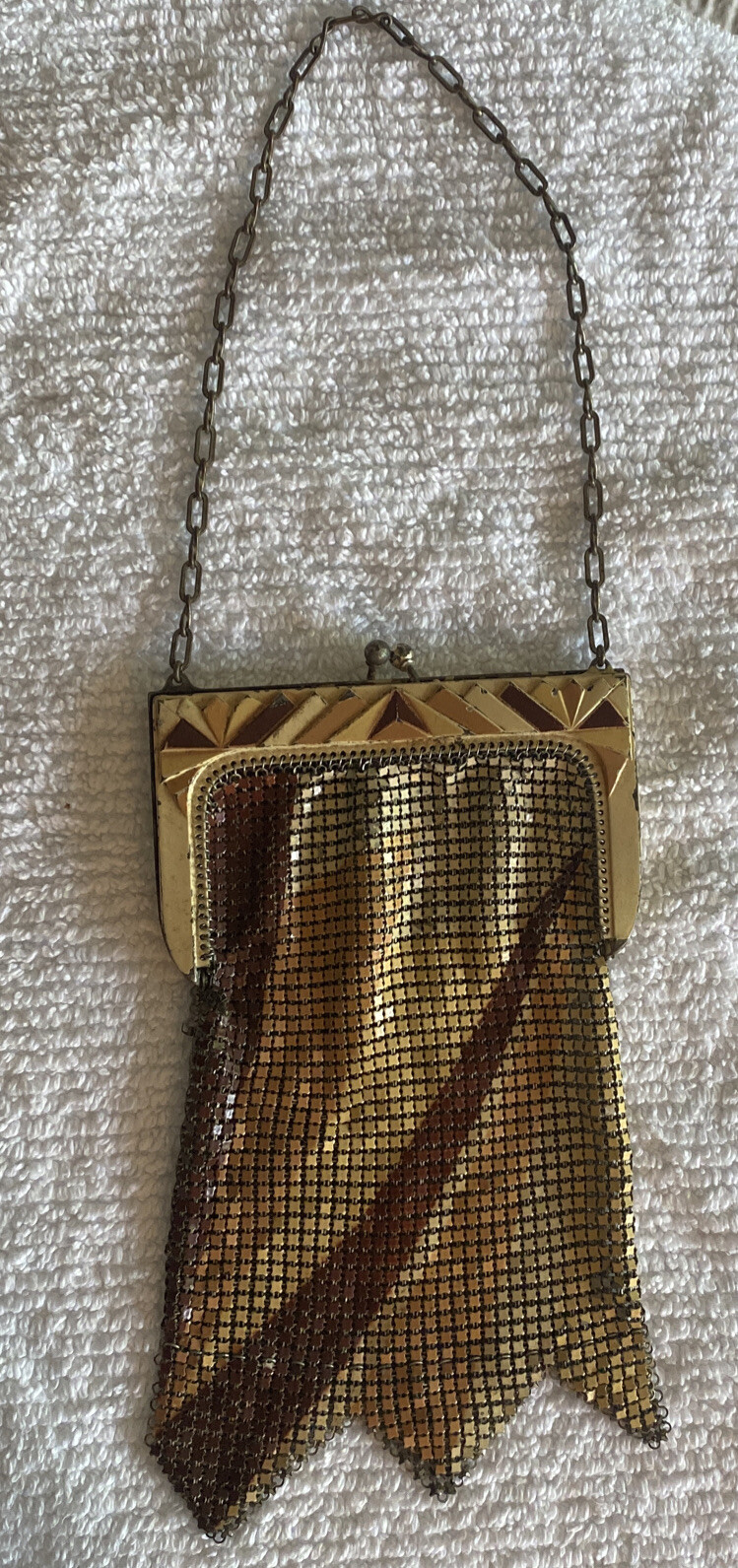 1920s Art Deco Mesh Purse by Whiting and Davis | Anti… - Gem