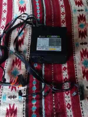 Corsair CX Series CX600M 600W Semi Modular Power Supplyn80+ Bronze ...