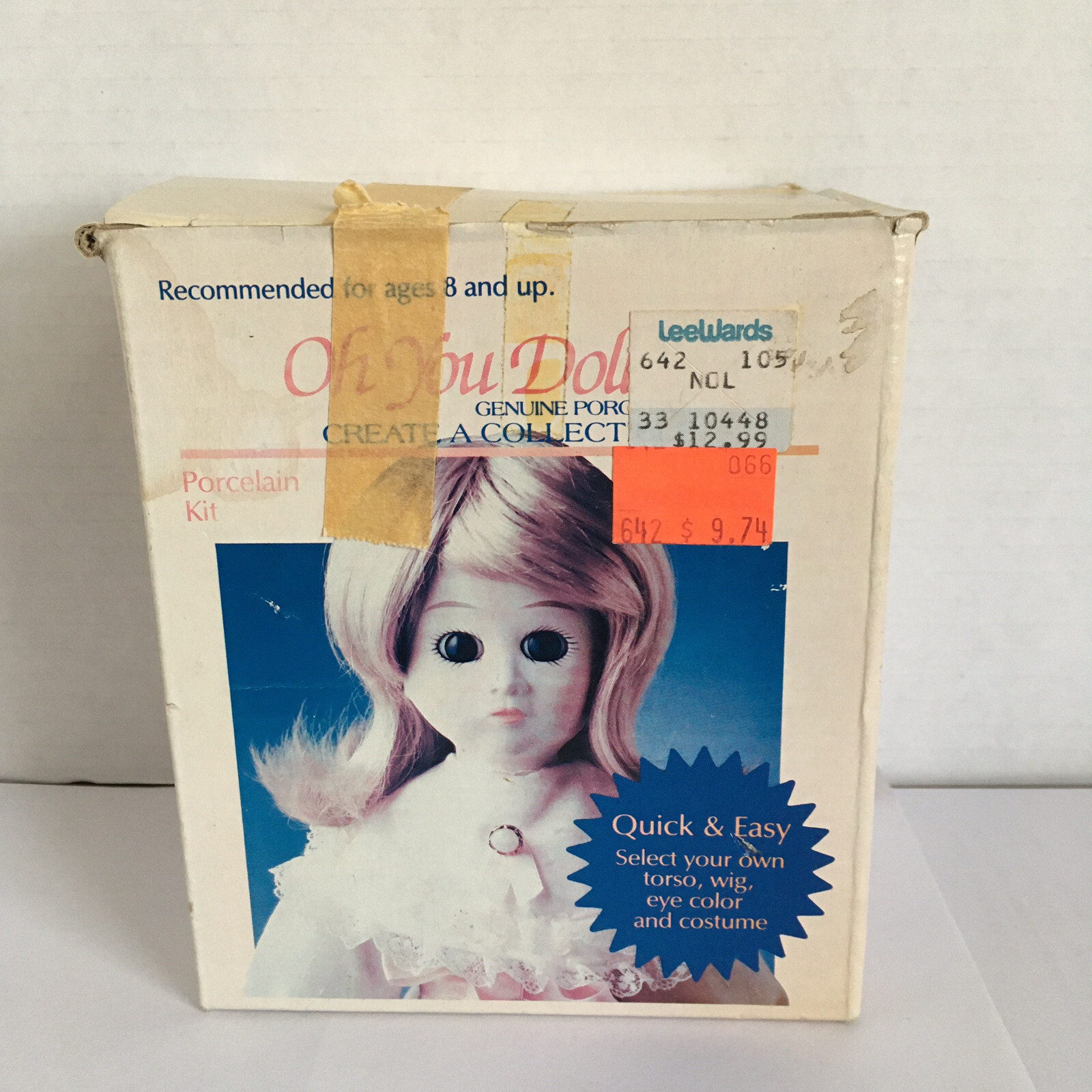 Vintage Oh You Doll Porcelain Kit #01004, 1985, Doll Making Crafts ...