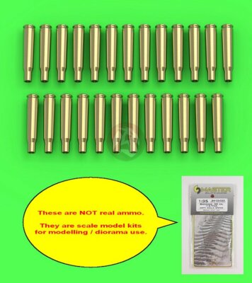 Master 1/35 M2 Browning .50 Cal 12.7mm MG Empty Shells Casings (25 pc ...