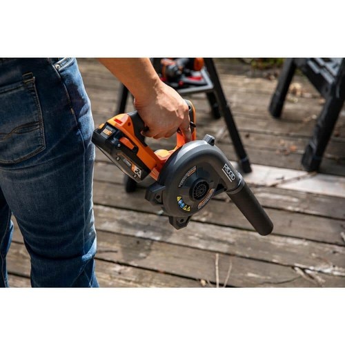 RIDGID R86043B 18V 160MPH/110CFM Cordless Handheld Leaf Blower (Tool ...