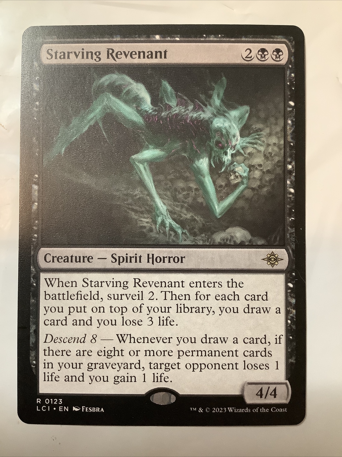 MTG LCI: Starving Revenant (Creature Spirit Horror) Regular Rare 0123 ...