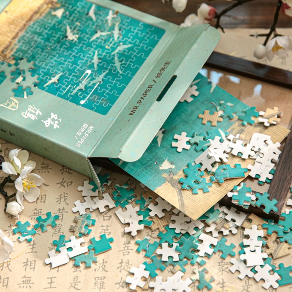 DIY Handcraft Gift Puzzle Toys Gift Box 108 Pieces Puzzle Home Office ...