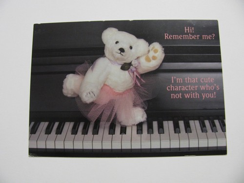 HI! REMEMBER ME? Bear Post Card Argus Communications Photo Ron Kimball ...