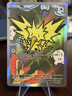 After Skool Hobby Ditto Zapdos 73 Series 2 Holo Pokemon Fan Art Genetic ...