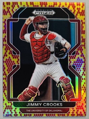 Jimmy Crooks 2020 Prizm Draft Snake Skin SP #19/25 - St. Louis ...