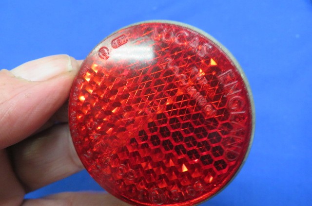 Original Red Lucas Reflector, 1971 On, Triumph BSA Norton, RER 14, | eBay