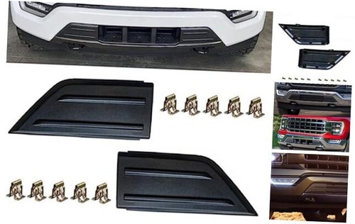 Driver and Passenger Front Bumper Guards Pads Inserts End Caps Cover ...