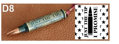 ENGRAVED .223 BULLET CASING /SOME WITH TIP. PATRIOTIC AND FUN DESIGN ...