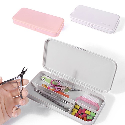 1 Pcs Empty Nail Tools Storage Box Organizer Case Holder Manicure Case ...