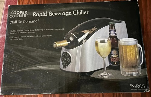 New Cooper Cooler Rapid Beverage Beer Wine Bottle Automatic Chiller | eBay
