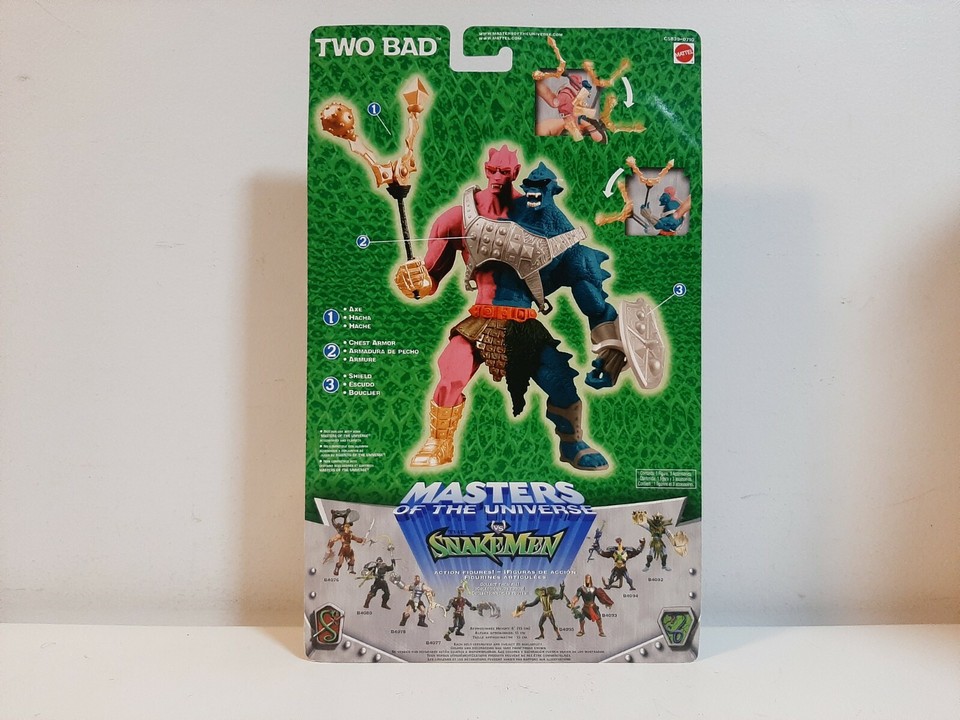 Masters of the Universe VS The Snakemen 200X - Two Bad - MOSC | eBay