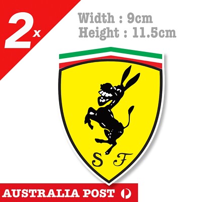 Ferrari Logo Shrek Donkey Funny Vinyl Sticker | eBay Australia