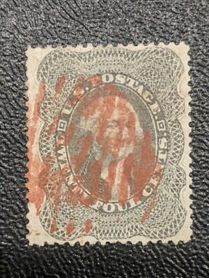 SAStamps: US Stamp # 37 PSAG Cert. Lite Crease Still Very nice Used. | eBay