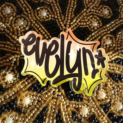 Name Magnet : EVELYN | for Fridge, Locker or Office | graffiti ...