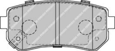 Rear Brake Pad Set Fits Hyundai Kia OE 583021GA00 Ferodo FDB1956 | eBay UK